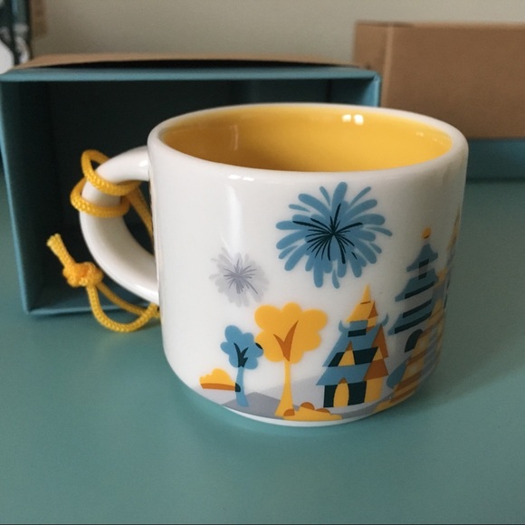 Starbucks | Other | Set Of 4 Disney Starbucks You Are Here Mini Mugs ...